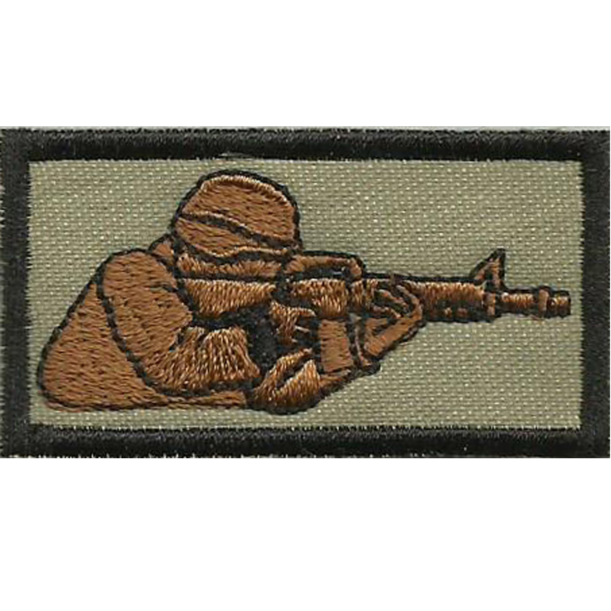 PERSONNEL READINESS BADGE ( PRB ) PATCH FATIGUE / KHAKI BACKGROUND WITH ...