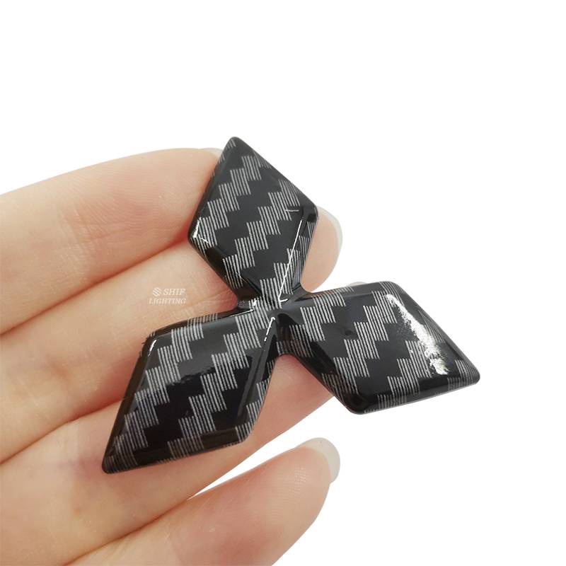 RTO Mitsubishi Logo Car Auto Steering Wheel Emblem Badge Sticker Decal ...