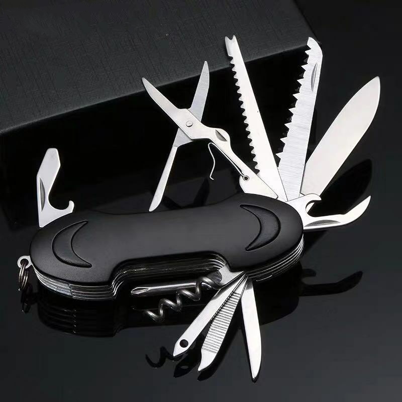 11 In 1 Multi functional Swiss Folding Knife Stainless Steel Multi Tool ...