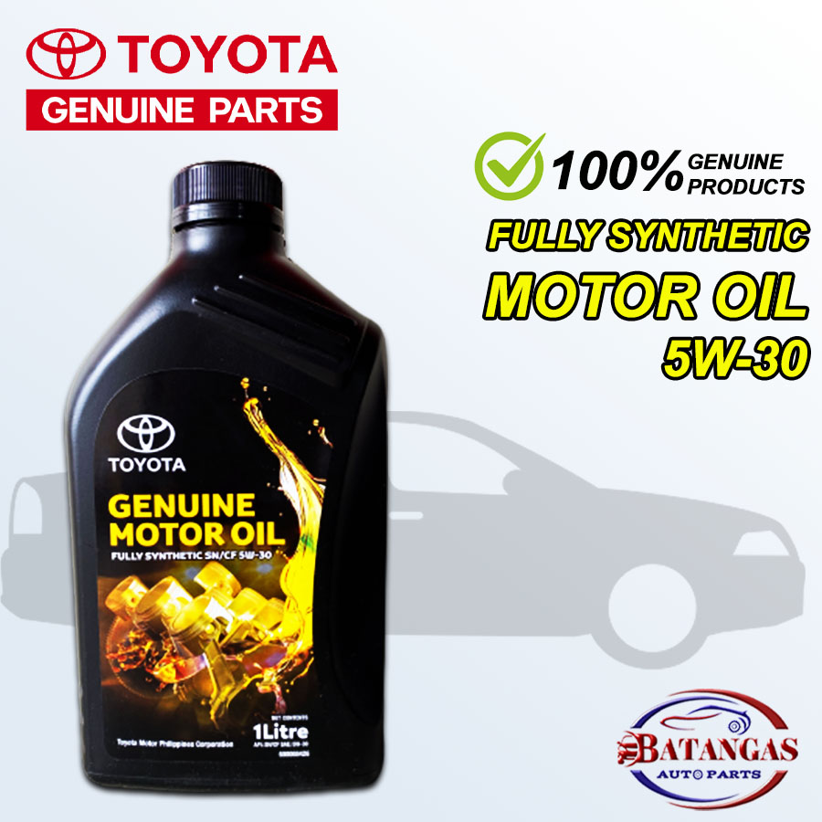 TOYOTA Genuine Motor Oil Fully Synthetic SAE 5W-30 1LITER 08880-83860 ...
