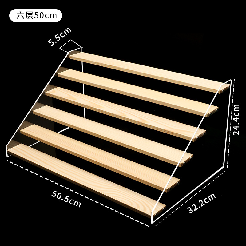 Acrylic display stand display stand Bubble Matt doll ladder-type ...