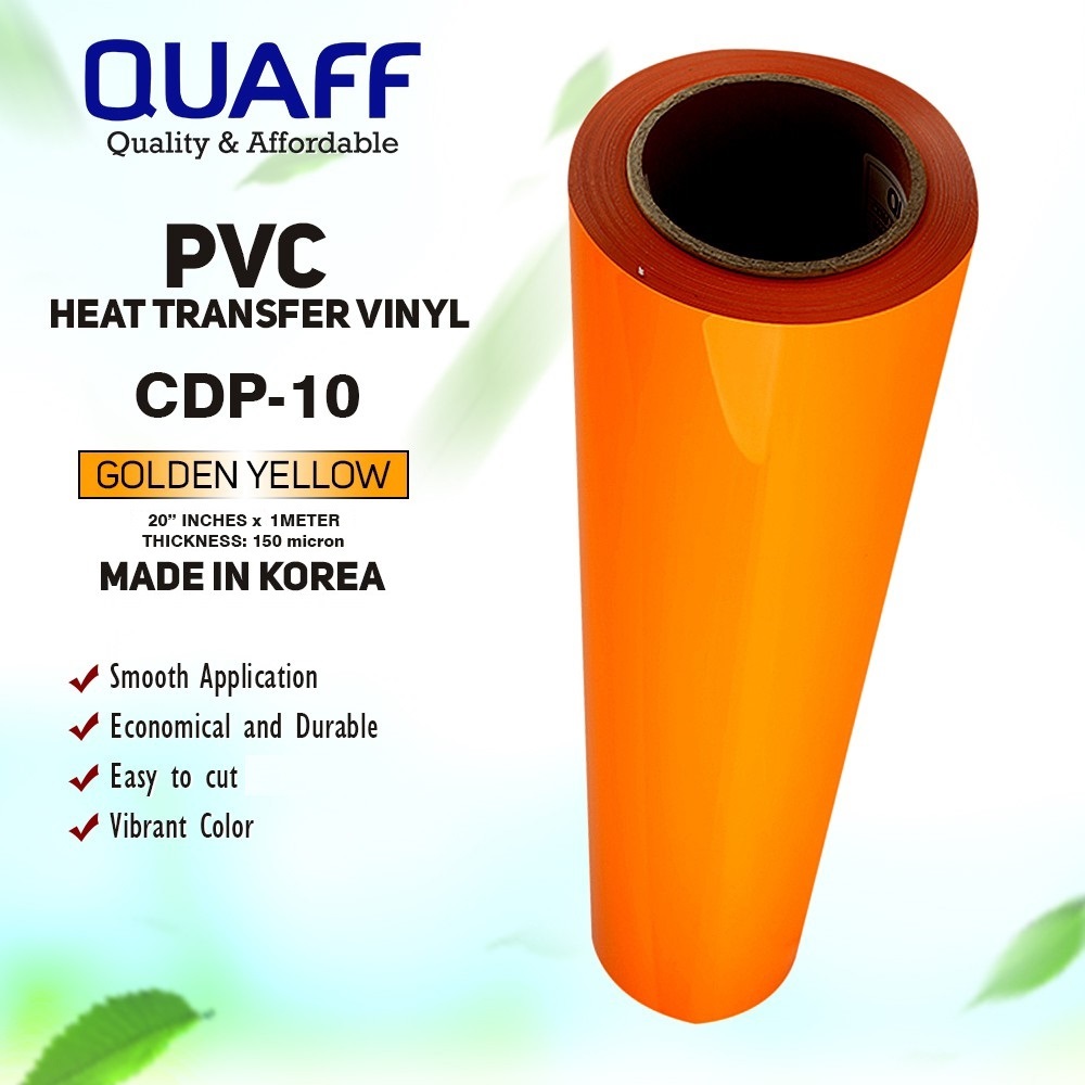 1 Meter Quaff Korea Heat Transfer Vinyl Rubberized Vinyl | Lazada PH
