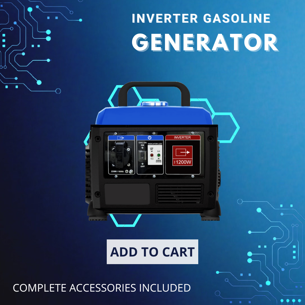 4-stroke Silent Portable Generator inverter FERREX Gasoline Inverter ...