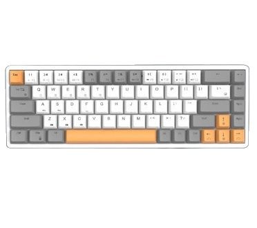 PinkleHub | RK G68 Gray/Yellow Keycap Wireless RGB Mechanical Keyboard ...
