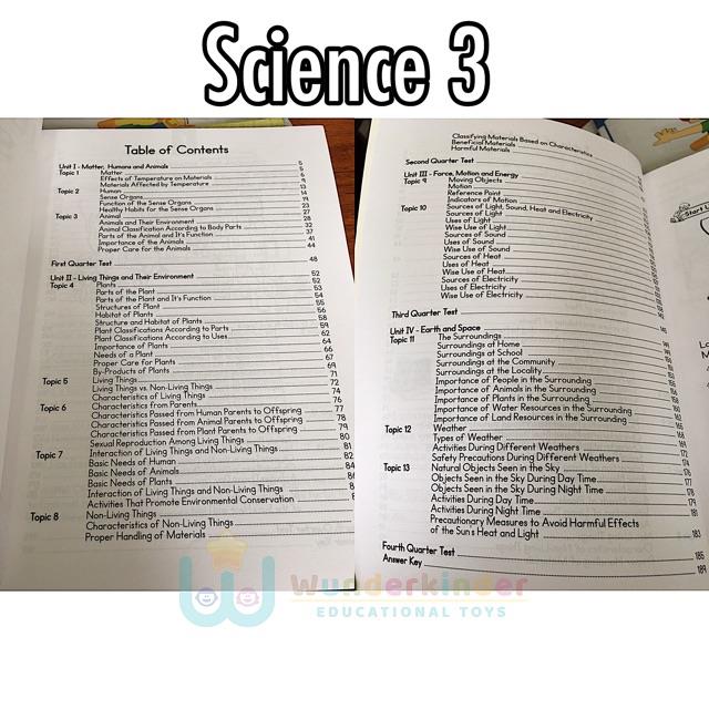 (GRADE 3 WORKBOOKS) English Filipino Science Mathematics | Lazada PH