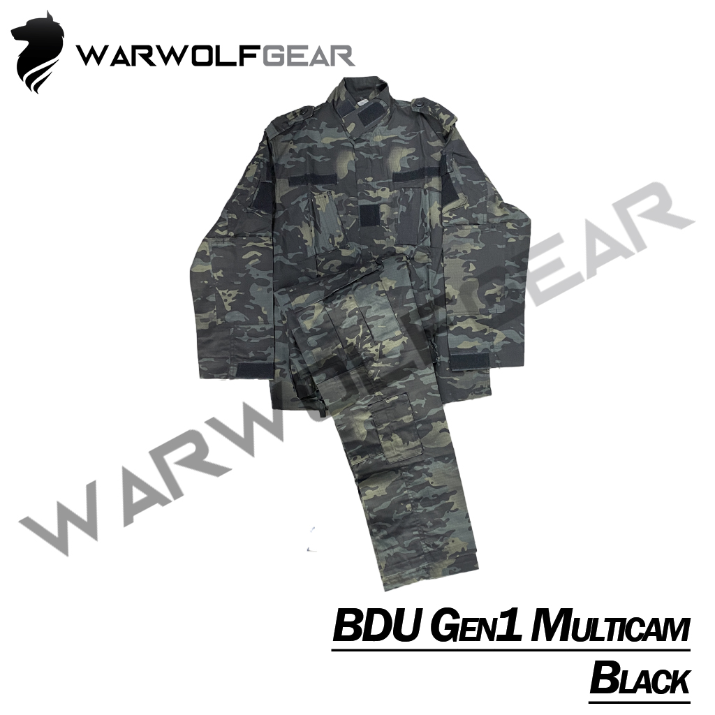 BDU Gen1 Multicam Black WARWOLFGEAR | Lazada PH