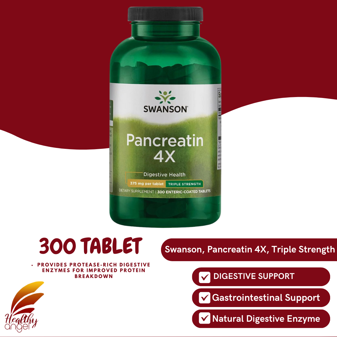 Swanson PANCREATINE 4X digestive health 300 tablets | Lazada PH