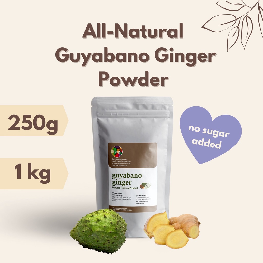 Guyabano GingerSalabat Powder Drink (Unsweetened) 250 grams 1 kg ...