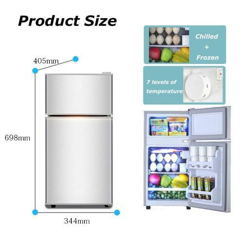 Small Three Door Refrigerator Household Energy-Saving Refrigerator ...