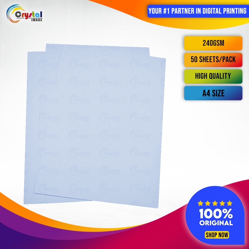 Yasen Calling Card Paper Matte A4 Size 220GSM / 240GSM / 250GSM (50 ...