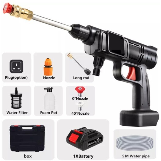 WaterJet High Water Pressure Cordless Portable Waterjet Gun Cleaner ...