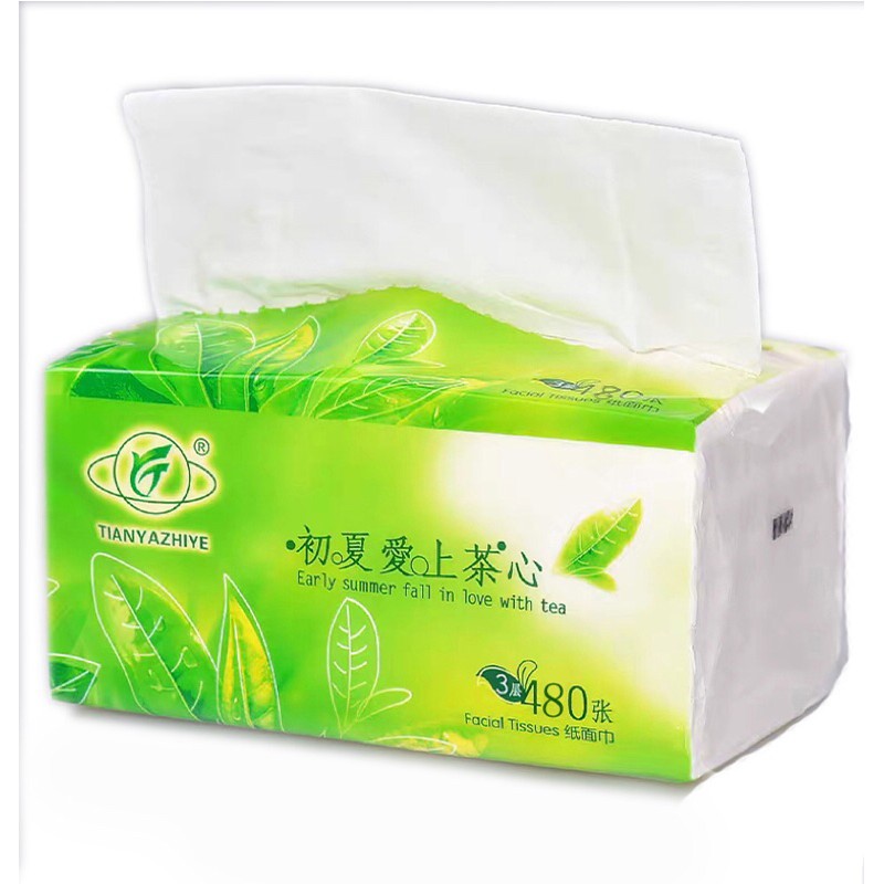 TIANYAZHIYE Facial tissues toilet paper Facial Tissue 480 Sheets 8094 ...