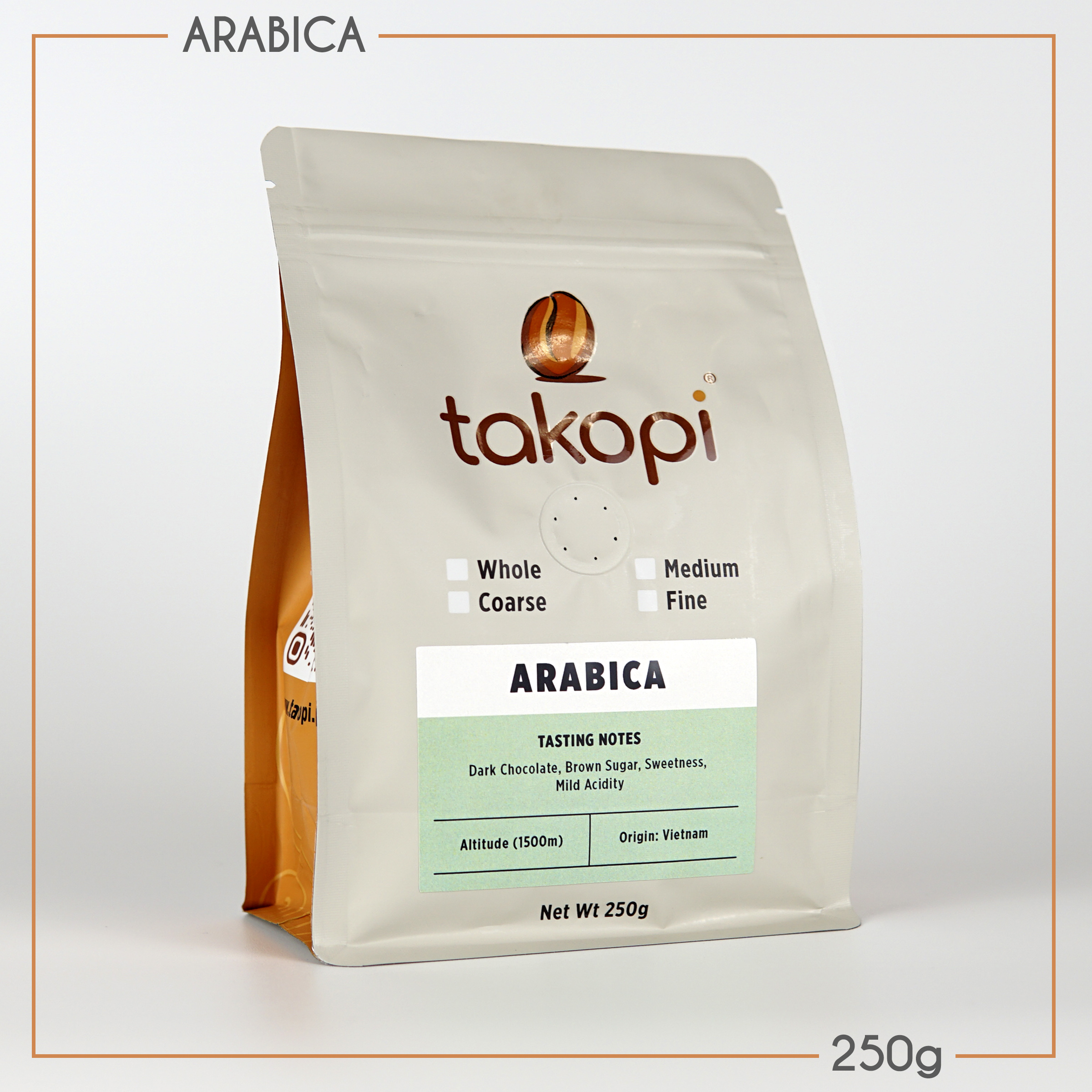 Takopi - Arabica - Whole, Coarse, Medium, Fine - Beans or Ground Coffee ...