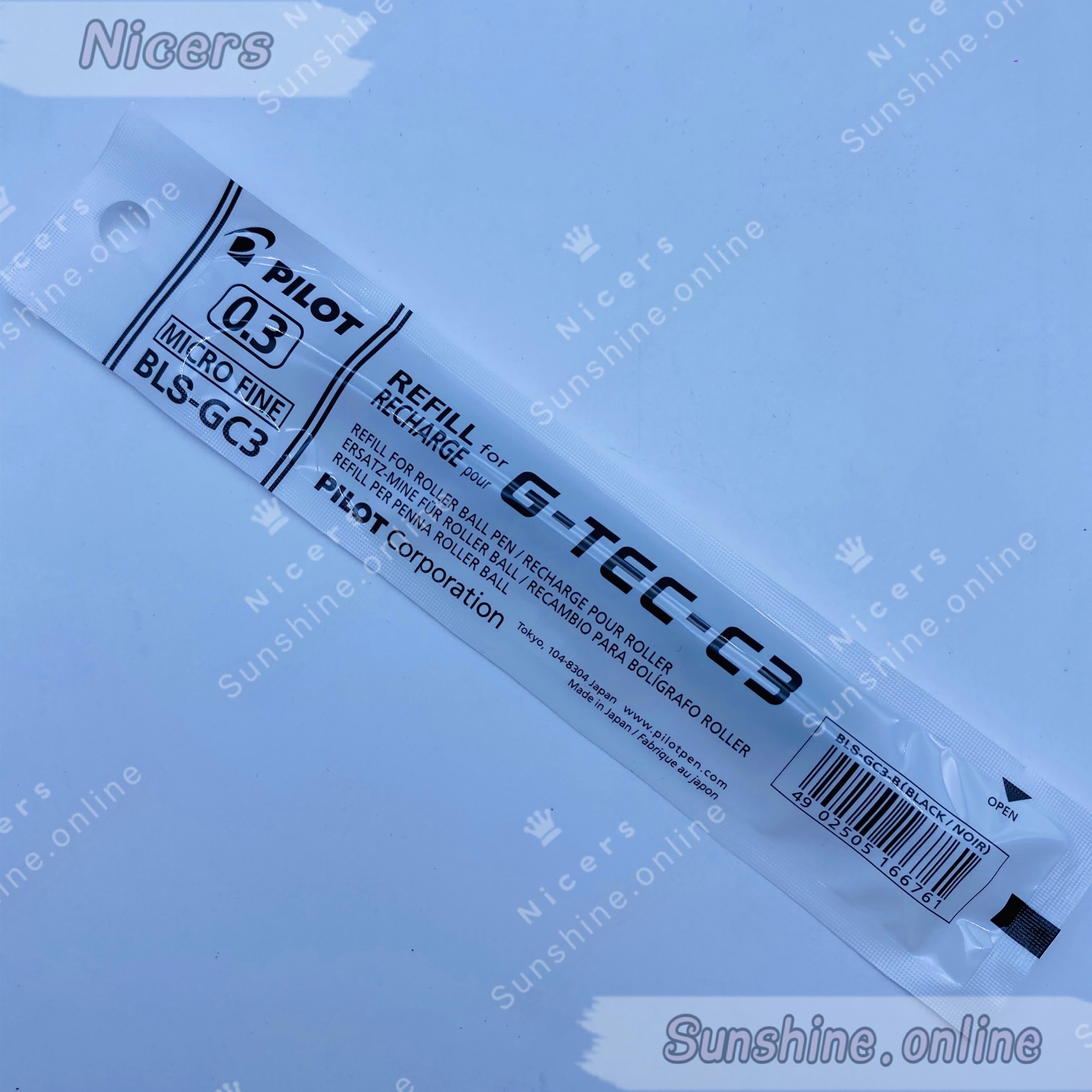 Original Pilot G-tec signpen Refill Black gtec C3/C4 0.3mm/0.4mm ...
