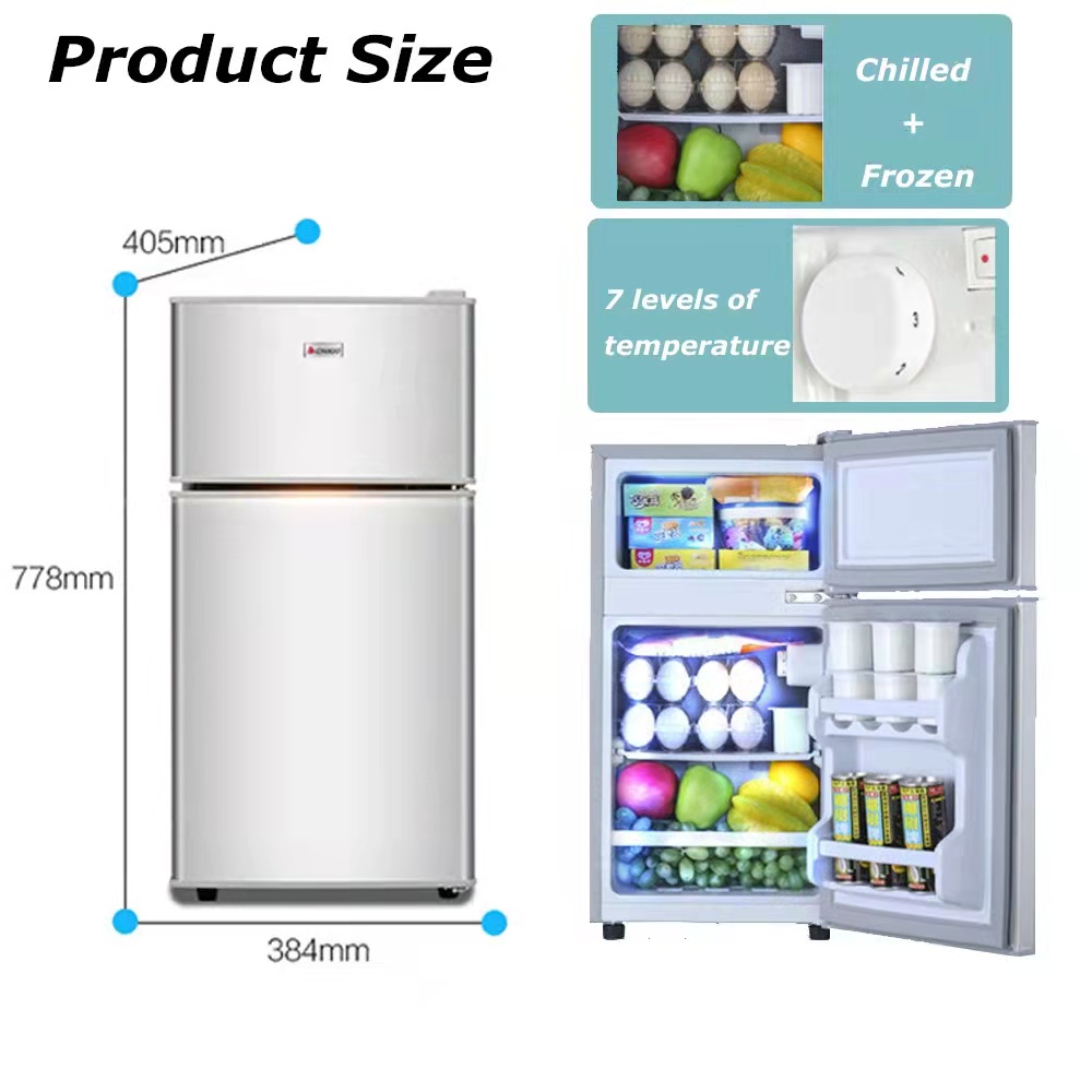 MINI Refrigerator Freezer Three Door Smart Freezing Large Capacity MINI ...