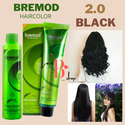 BREMOD 2.0 BLACK HAIR COLOR SET WITH OXIDIZING | Lazada PH