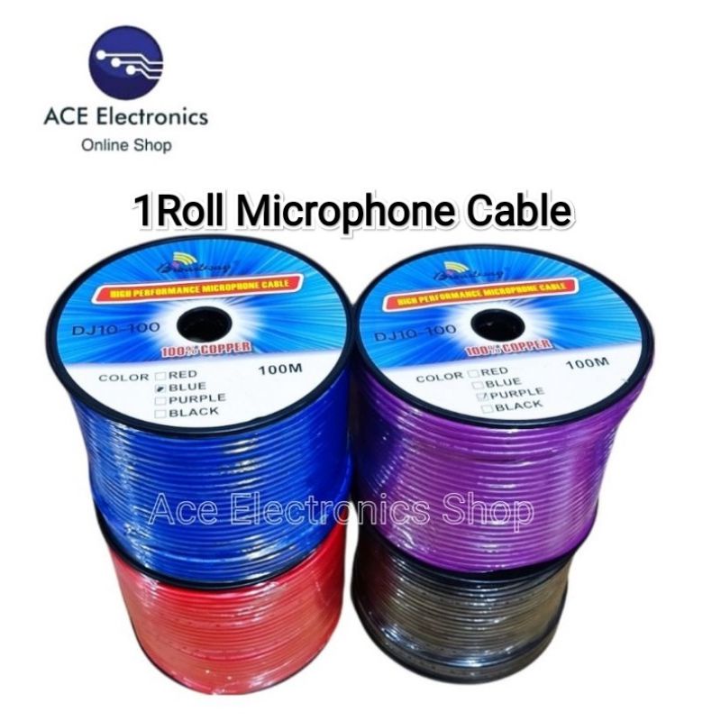 b\'1ROLL HEAVY DUTY STEREO MICROPHONE CABLE 100% COPPER | Lazada PH