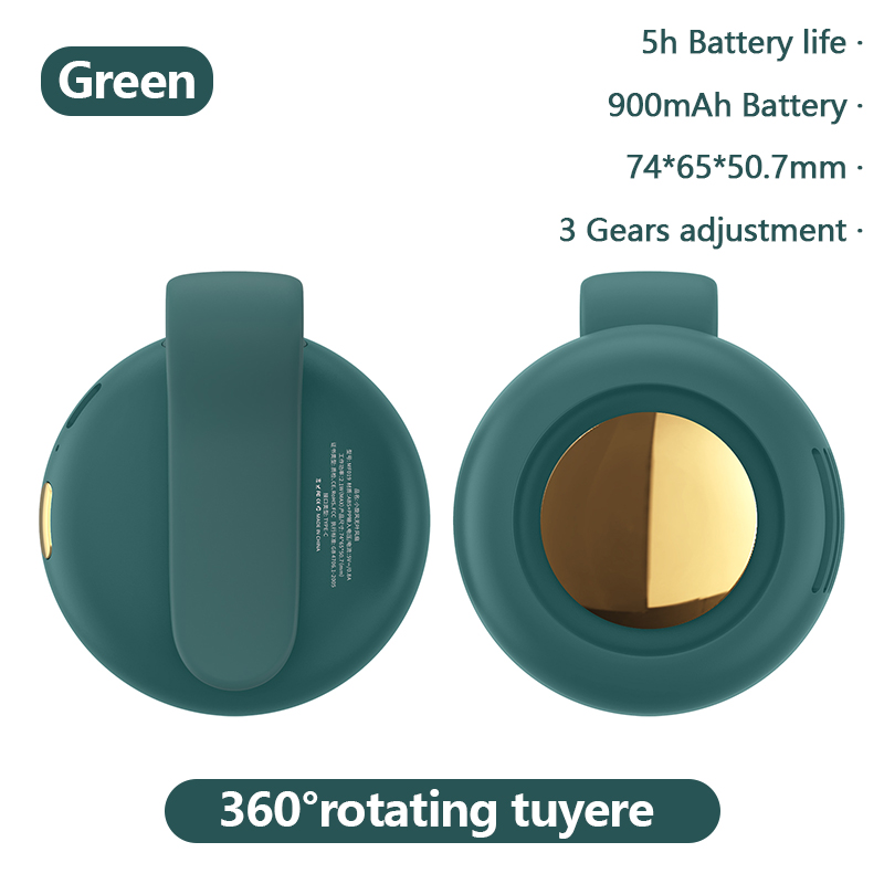 [Tik Tok] Hot USB Mini Fan Lavalier Fan Small Cyclone Outdoor Portable ...