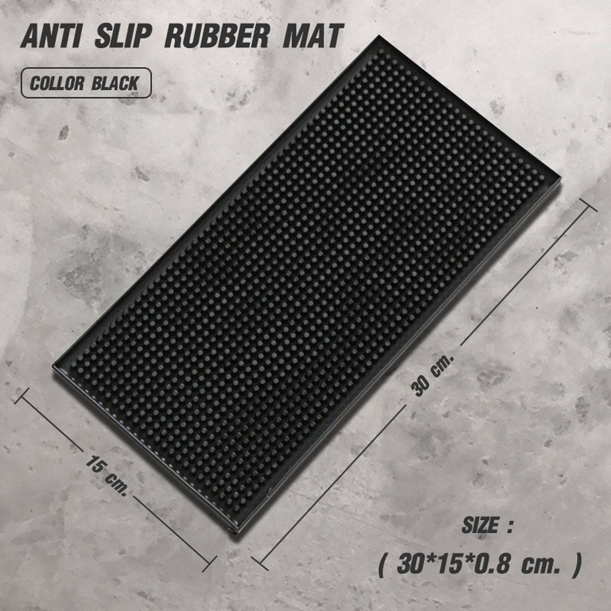 Bar Mat Anti-slip Rubber Mats Thickened PVC Rubber Shock absorbers ...