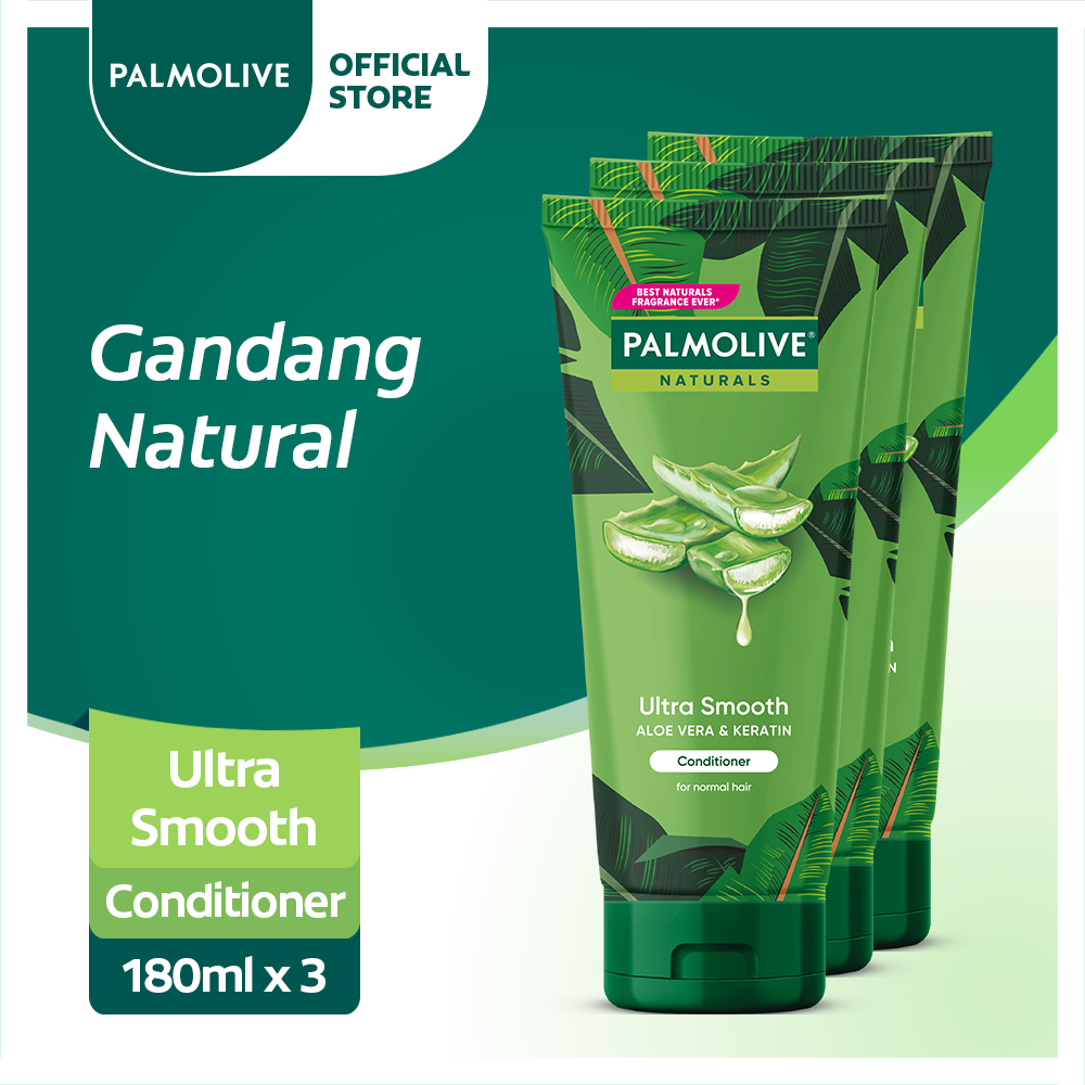 Palmolive Naturals Ultra Smooth Cream Conditioner 180ml, Pack of 3 ...