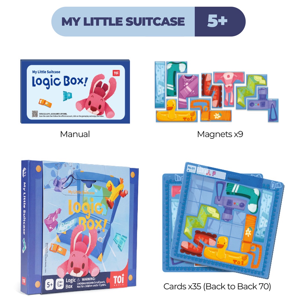 TOI Logic Box Board Game Suitable for Age 3+ Educational Toy Logical ...