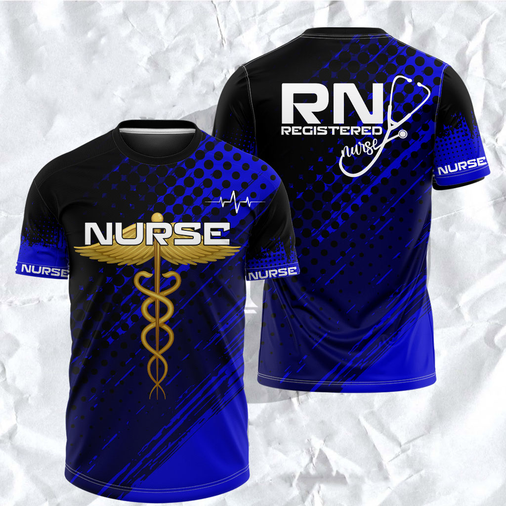 Nurse Jersey Dryfit Women T-Shirt Full Sublimation Shirt for Engineer ...