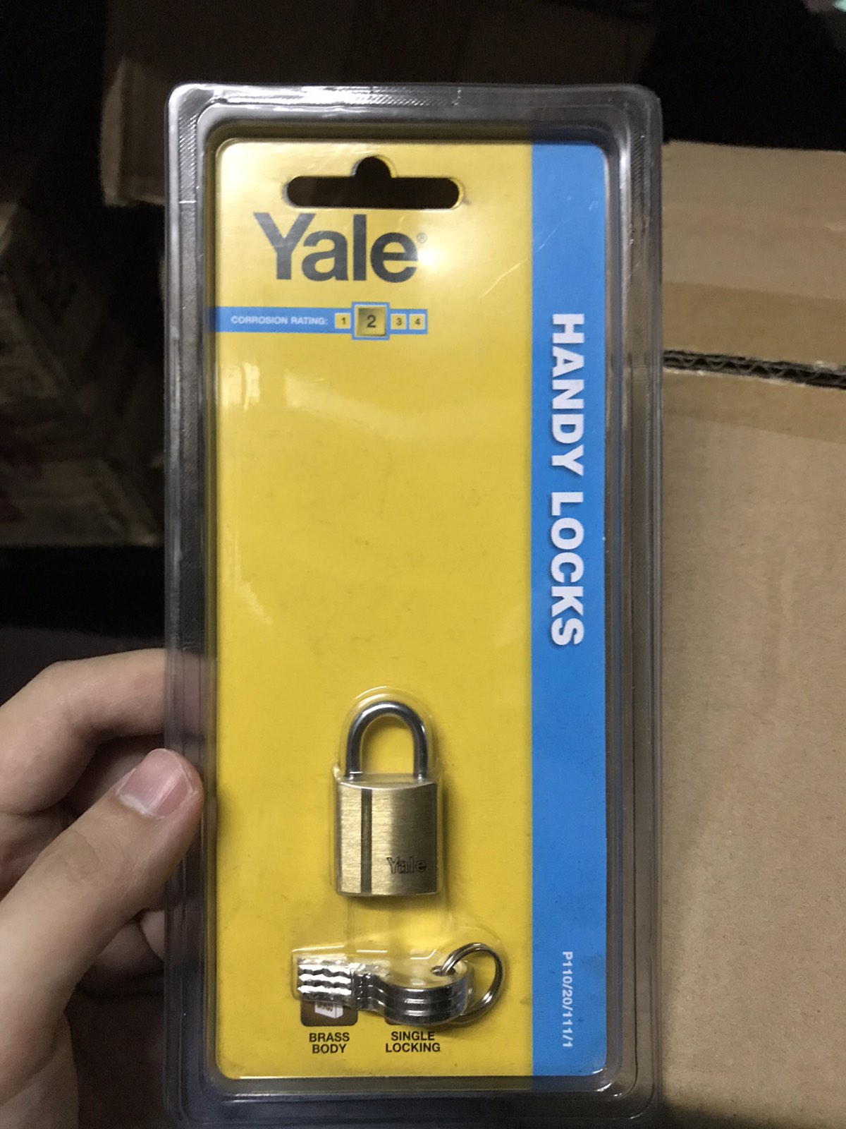 Genuine Yale Padlock 20 mm model P110-20-111 | Lazada PH