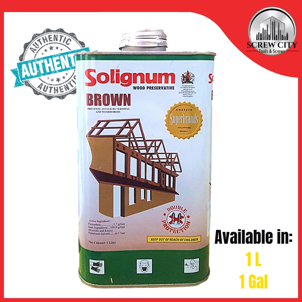 Factory direct sales Solignum Anti Anay BROWN COLOURLESS AZ Wood ...