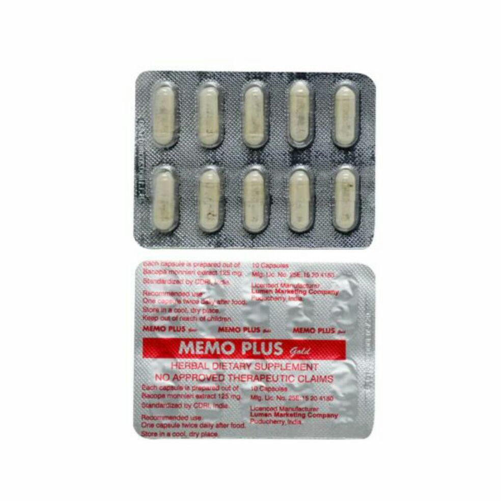 Memo Plus Gold Gold Dietary Supplement 30 Capsule | Lazada PH