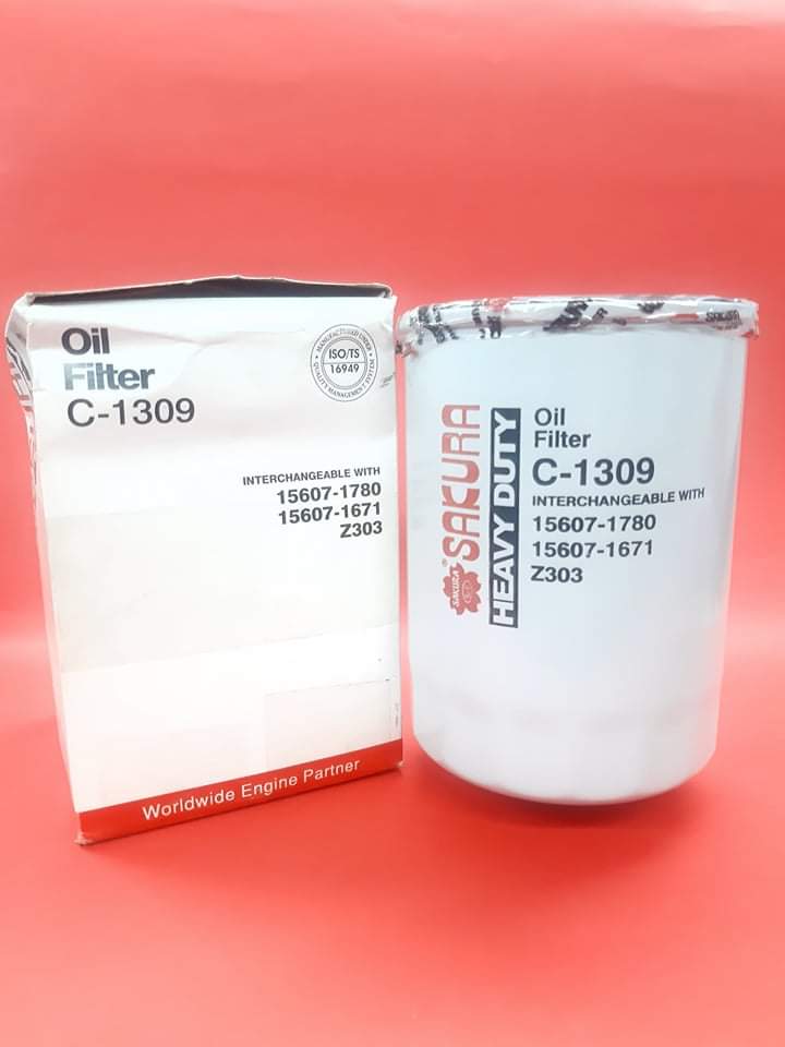 SAKURA OIL FILTER C-1309 (C-601 VIC) for HINO H07C/W04D | Lazada PH