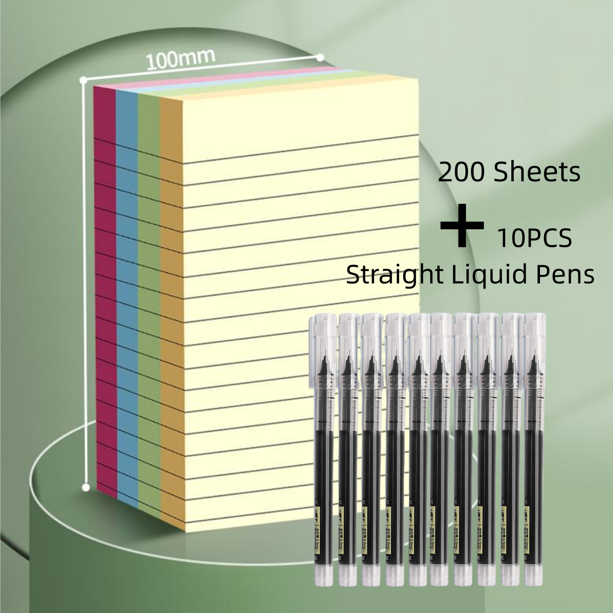 200 Sheets Long Line Sticky Notepad INS Post Sticky It Notes Large Tag ...