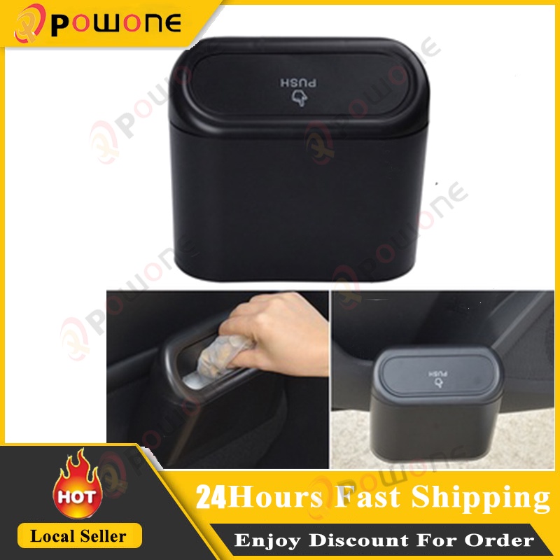 Car Organizer Storage Boxes Carbon Fiber Lines Car Door Bag Container ...