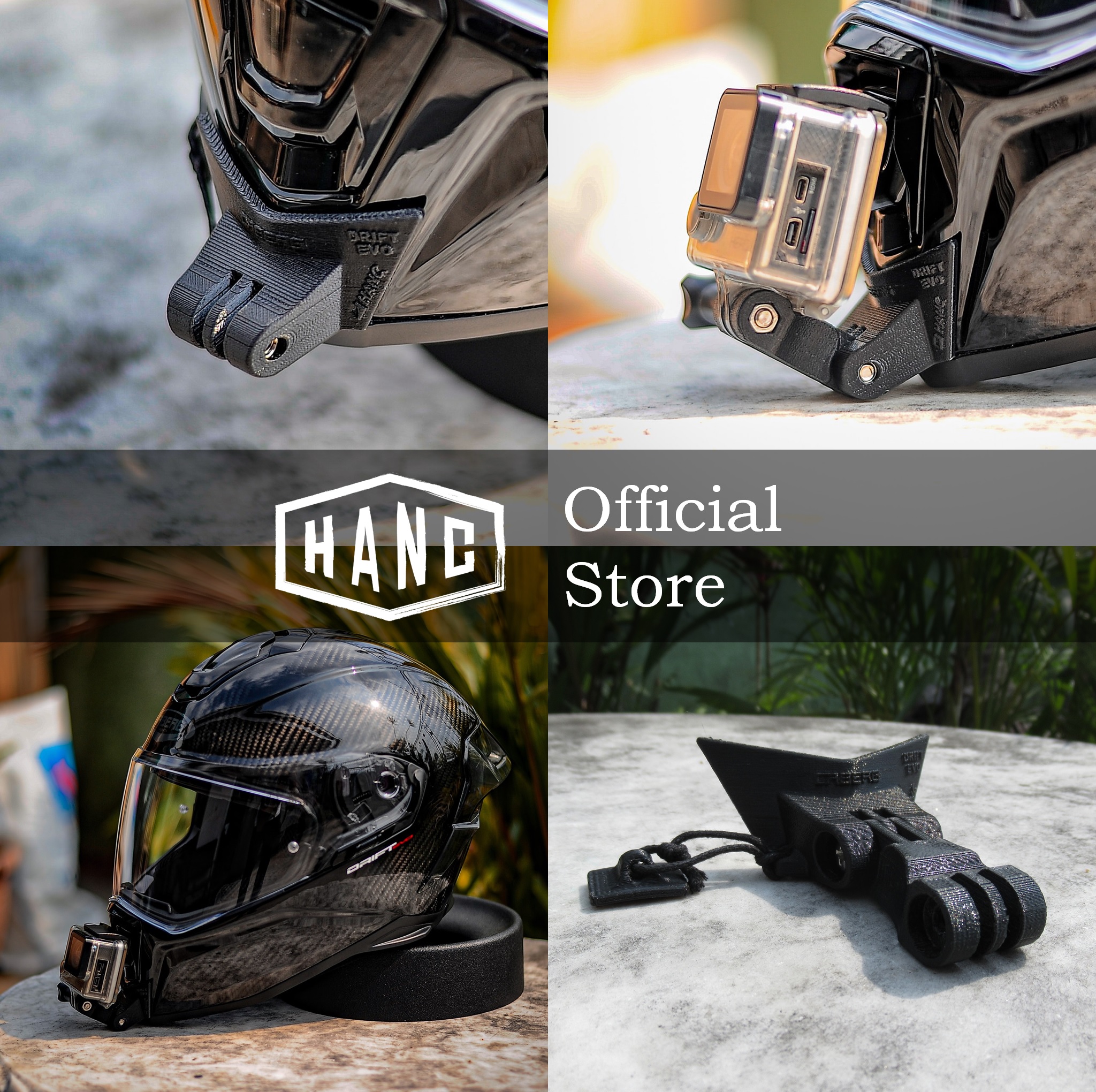 Caberg Drift EVO Gopro chinmount by HANC | Lazada PH