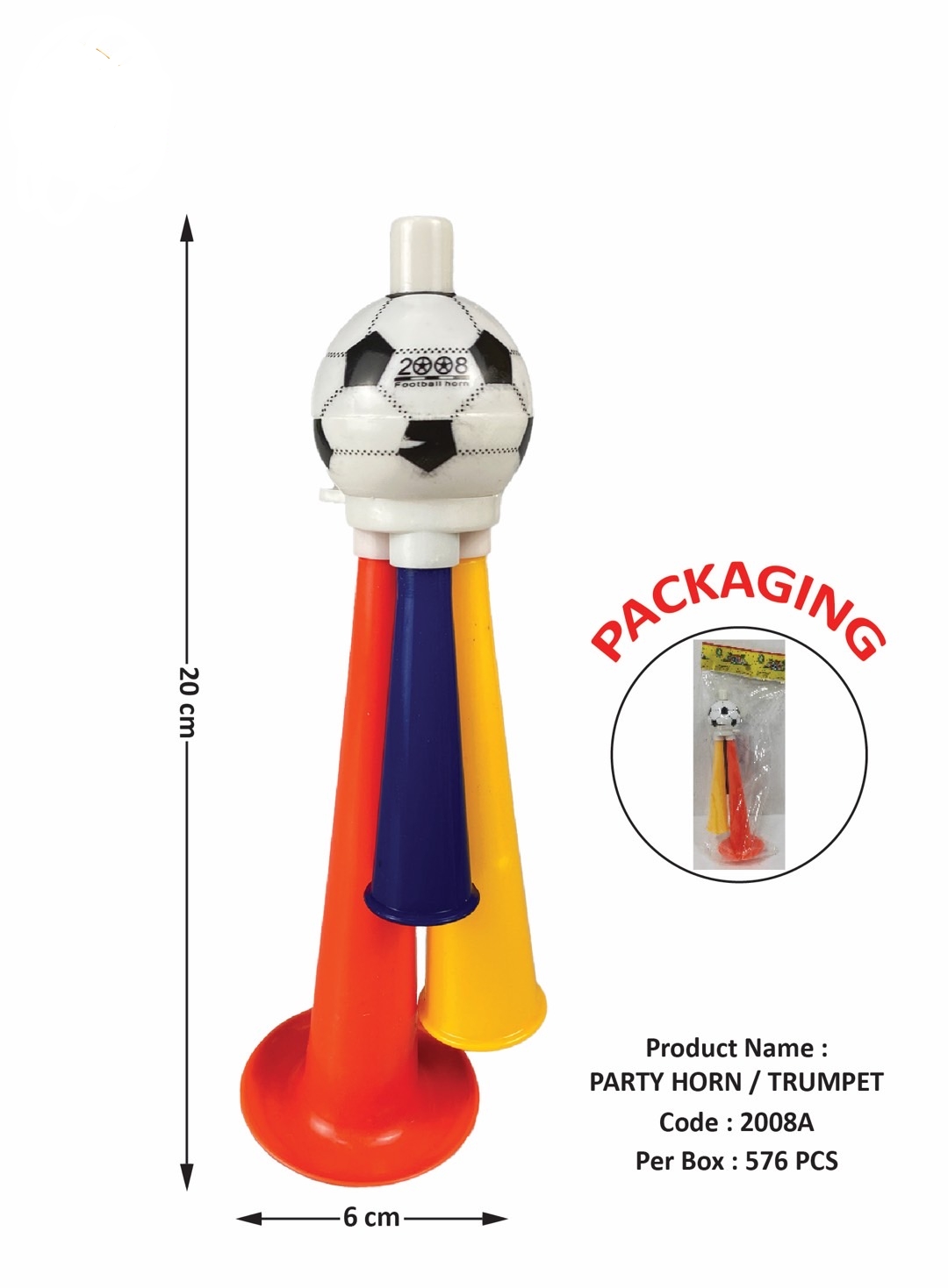 PLASTIC TRUMPET FOR YEAR / TOROTOT SOLD PER 5PCS | Lazada PH