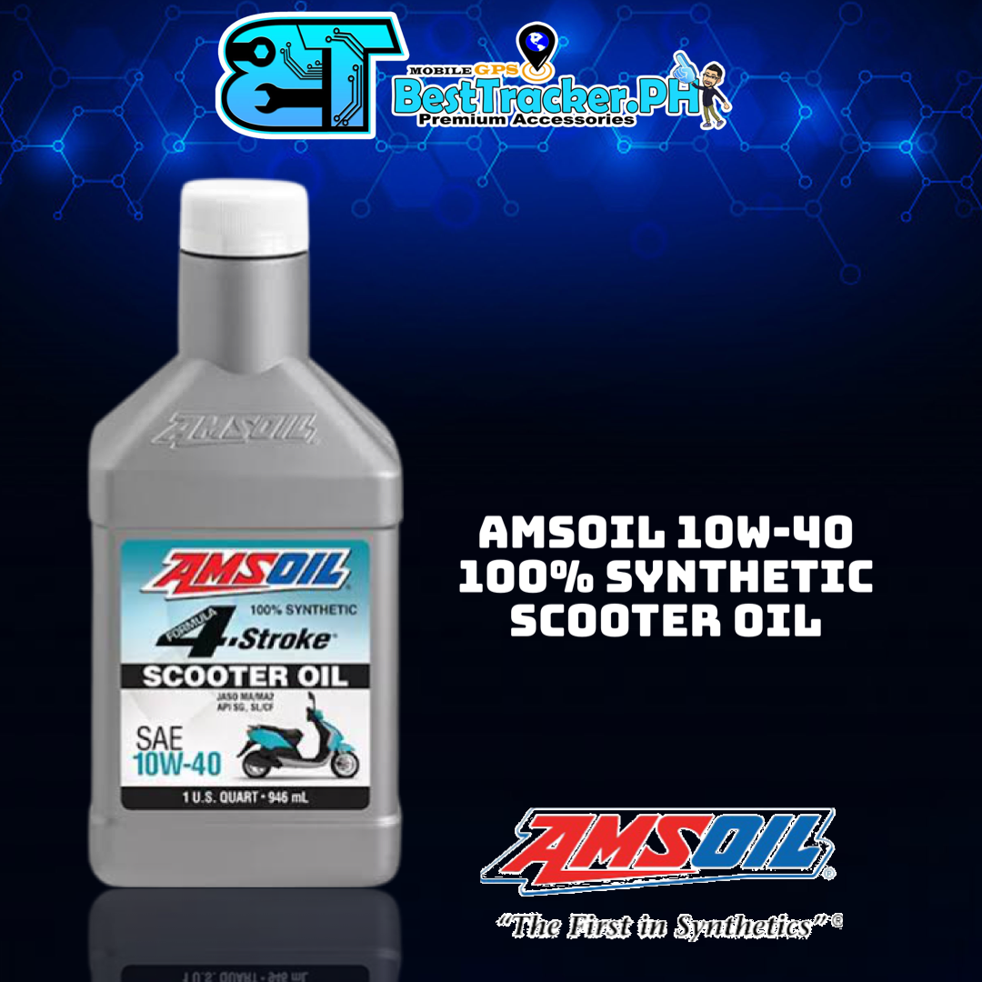 AMSOIL 10W-40 100% SYNTHETIC SCOOTER OIL | Lazada PH