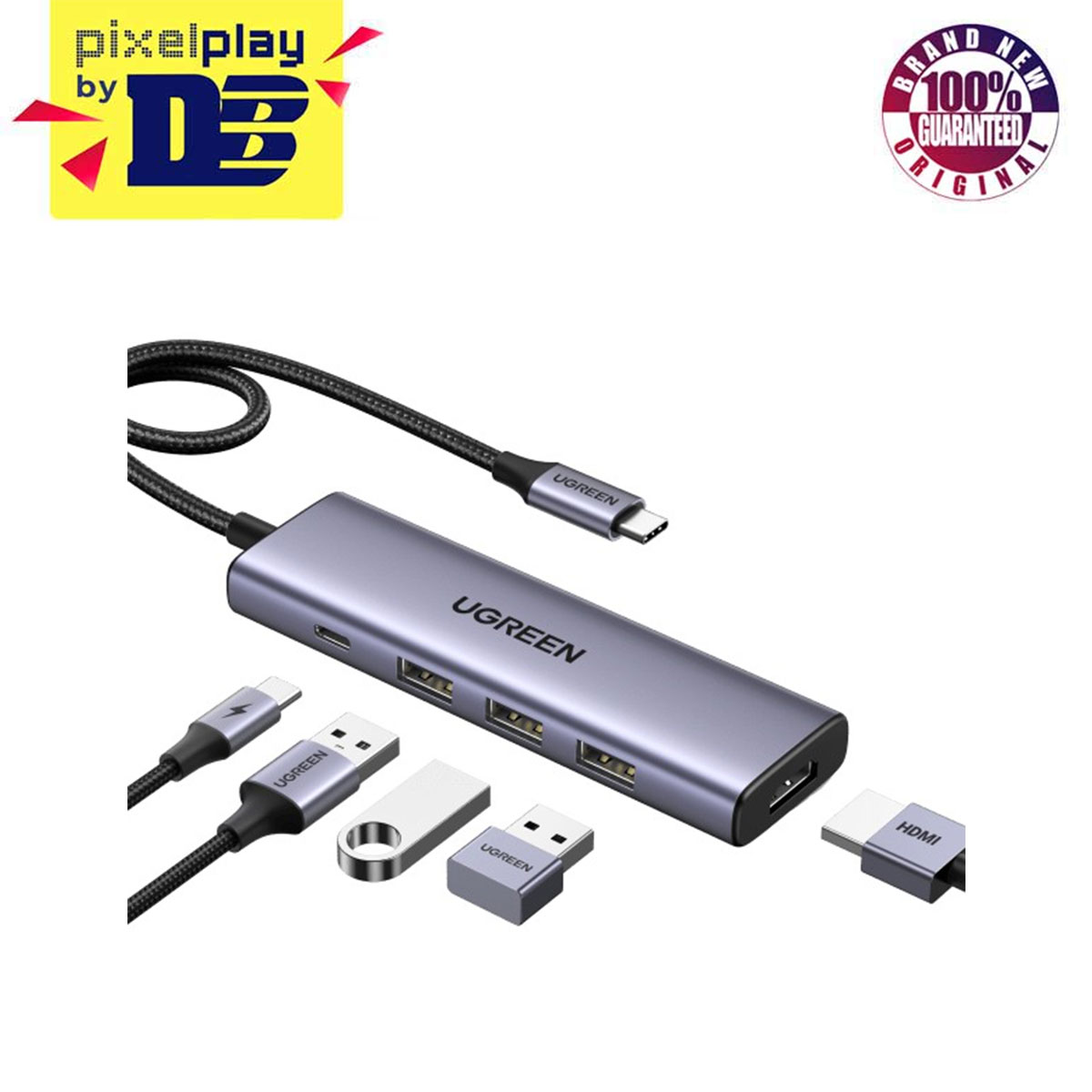 Ugreen USB-C 5-In-1 Multifunction Adapter - 15cm (CM511/15596) | Lazada PH