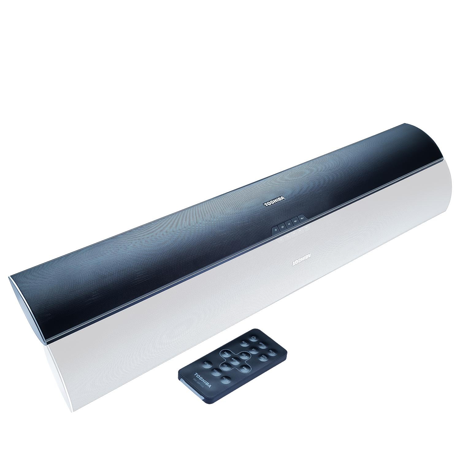 Toshiba TY-SBX210 2.0 Channel Wireless(Bluetooth) Sound bar with AUX in ...