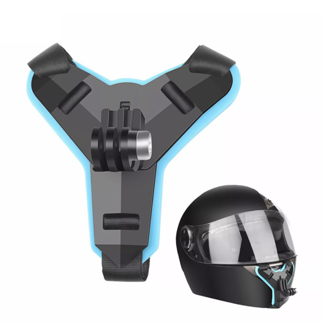 【Manila Stock】 Chin Mount For Helmet Fixing Motorcycle Helmet Camera ...