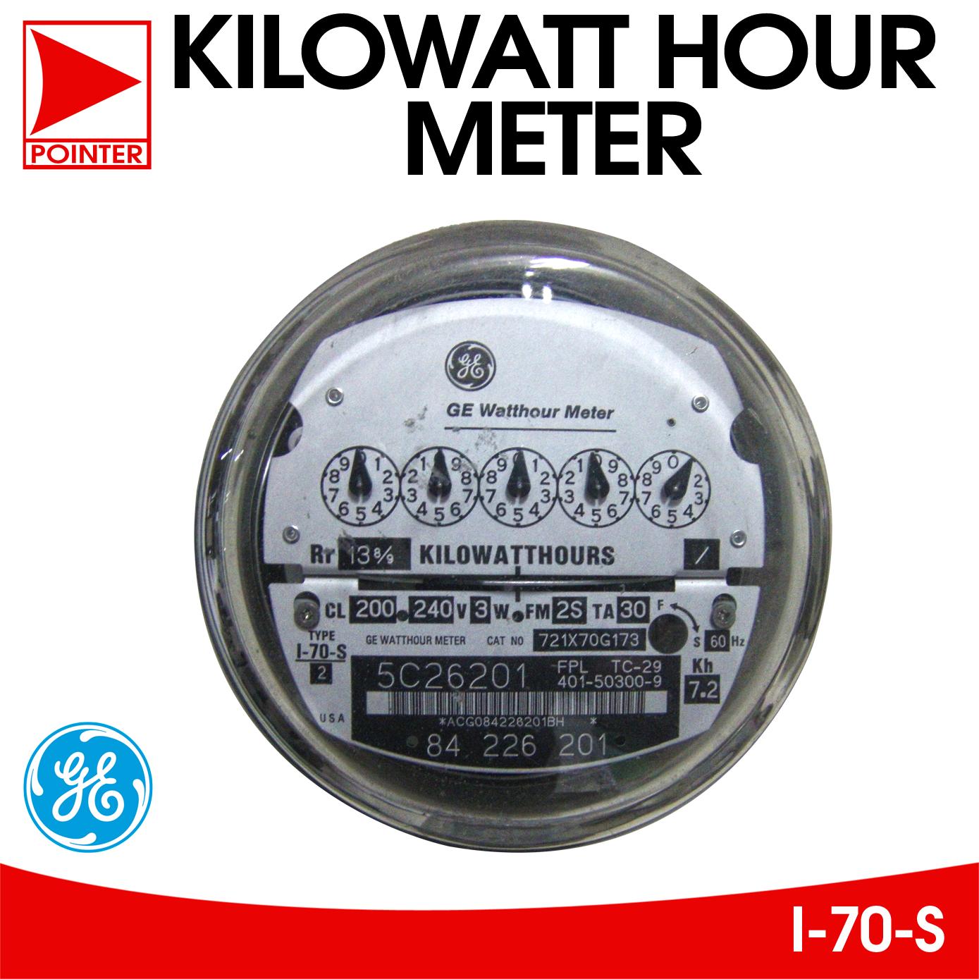 General Electric 3w, 30A, Electric Kilowatt Hour Meter | Lazada PH