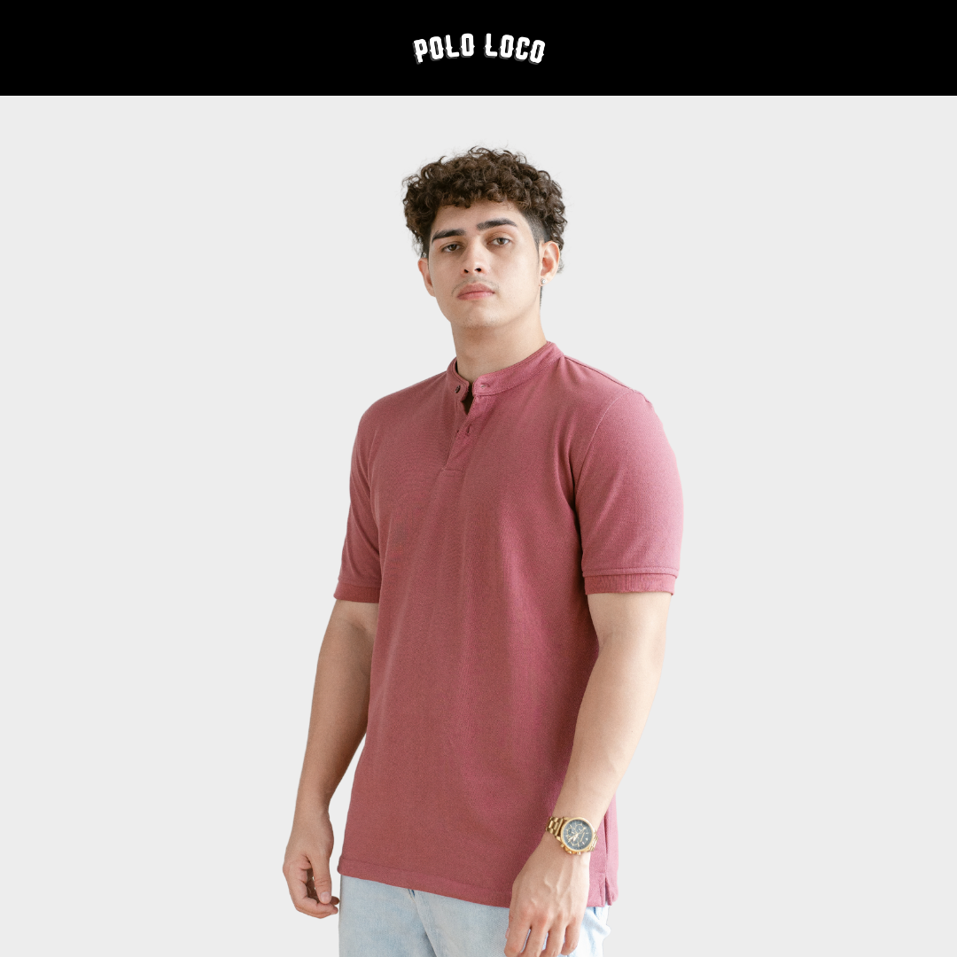 POLO LOCO Mauve Pique Polo Shirt | Lazada PH