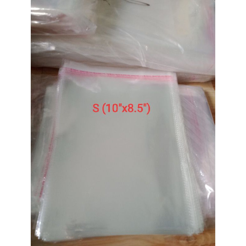 OPP Plastic with Adhesive Tape 1pcs for Clothes with Air Hole | Lazada PH