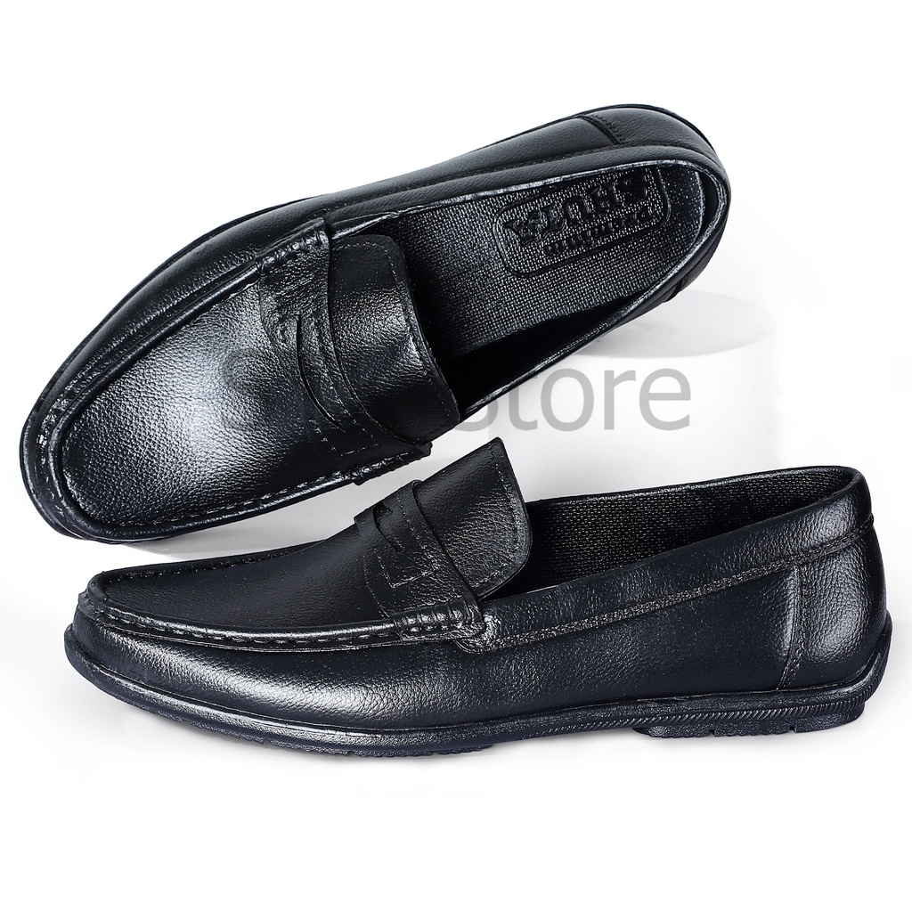 STK6361 Premium Black Shoes School Rubber Shoes High Quality Men's Work ...