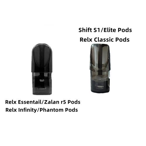 ship today RELX Infinity/Shift S1/Relx Classic/Phantom Refillable Pods ...