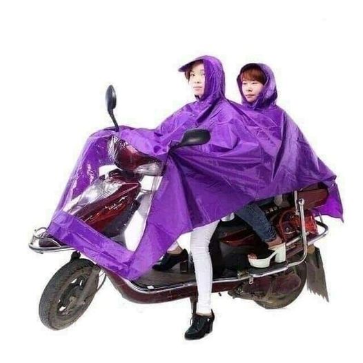 Waterproof Double 2-Person Motor Raincoat (random color) | Lazada PH