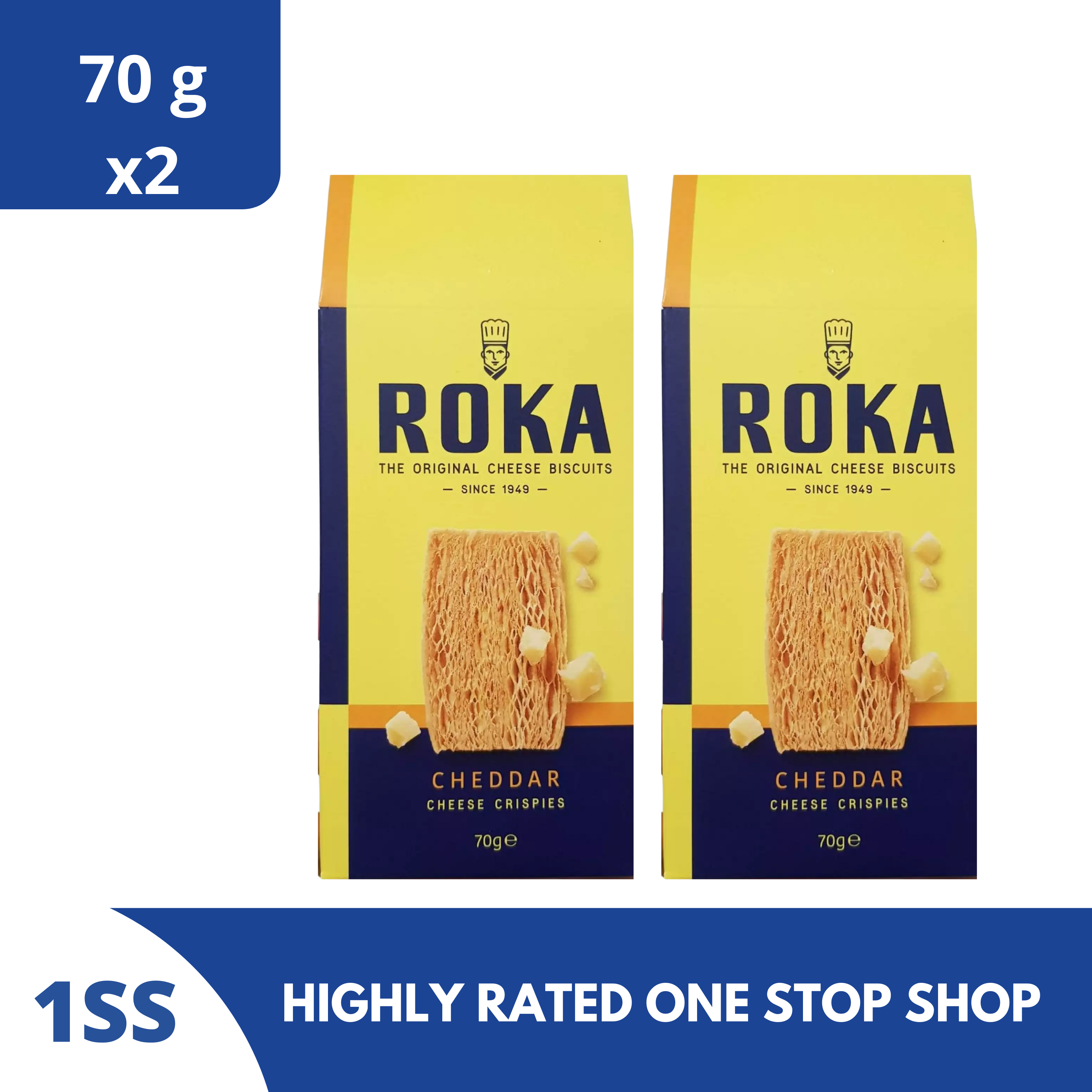 Roka Crispies, Cheddar Cheese, 70g, set of 2 | Lazada PH