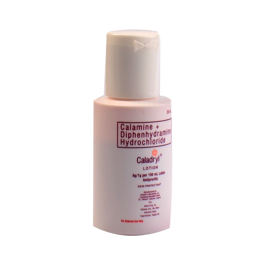 CALADRYL Calamine 8g Diphenhydramine Hydrochloride 1g Lotion 30mL ...