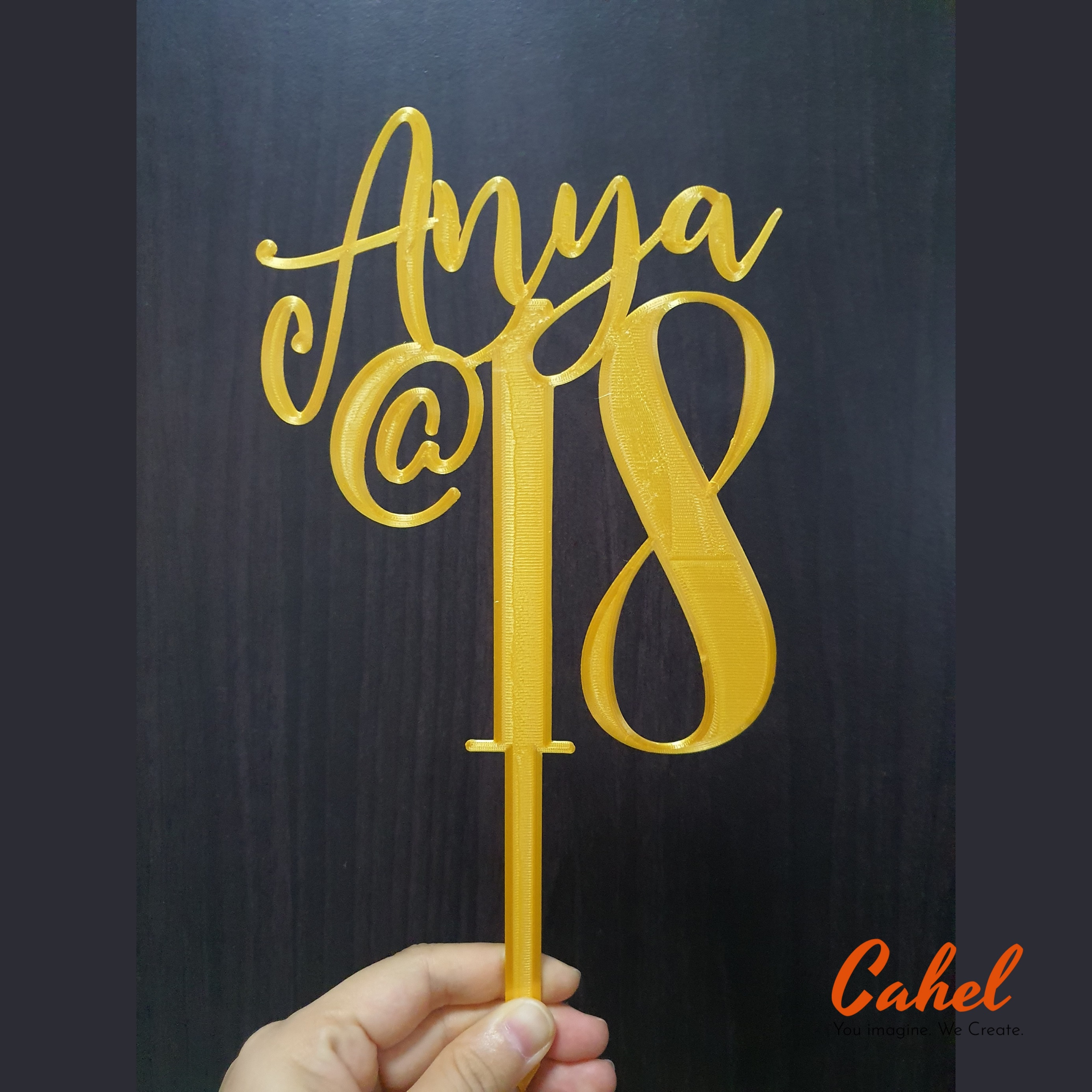 Happy Birthday Debut Cake Topper 18th Birthday Personalized Customized ...