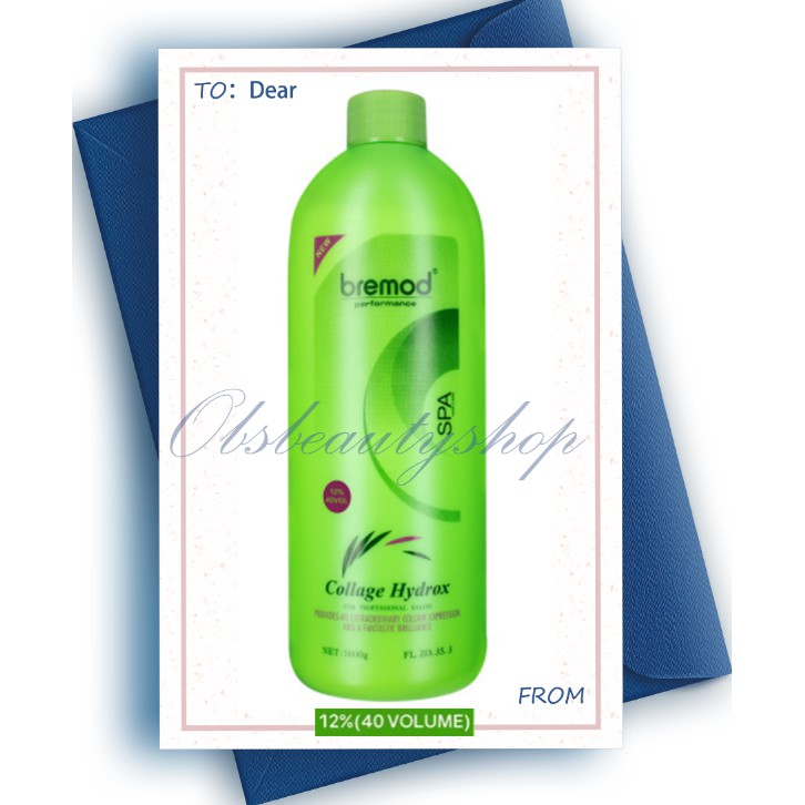 Bremod Oxi Peroxide Oxidizing Cream 1000ml (6%,9%,12%) | Lazada PH