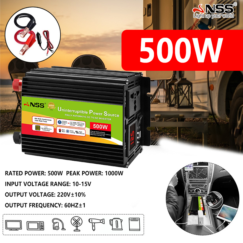 Nss pure sine wave inverter 12v to 220v hybrid solar inverter pure sine ...