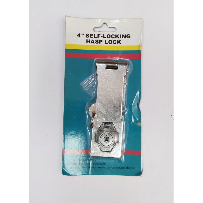 Self-locking hasp lock/ drawer lock with key | Lazada PH